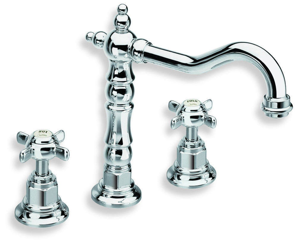 3 hole basin mixer - Metrix